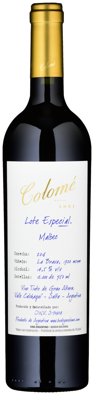 Colomé Lote Especial Malbec "La Brava" 2022 von Bodega Colomé | Smith ...